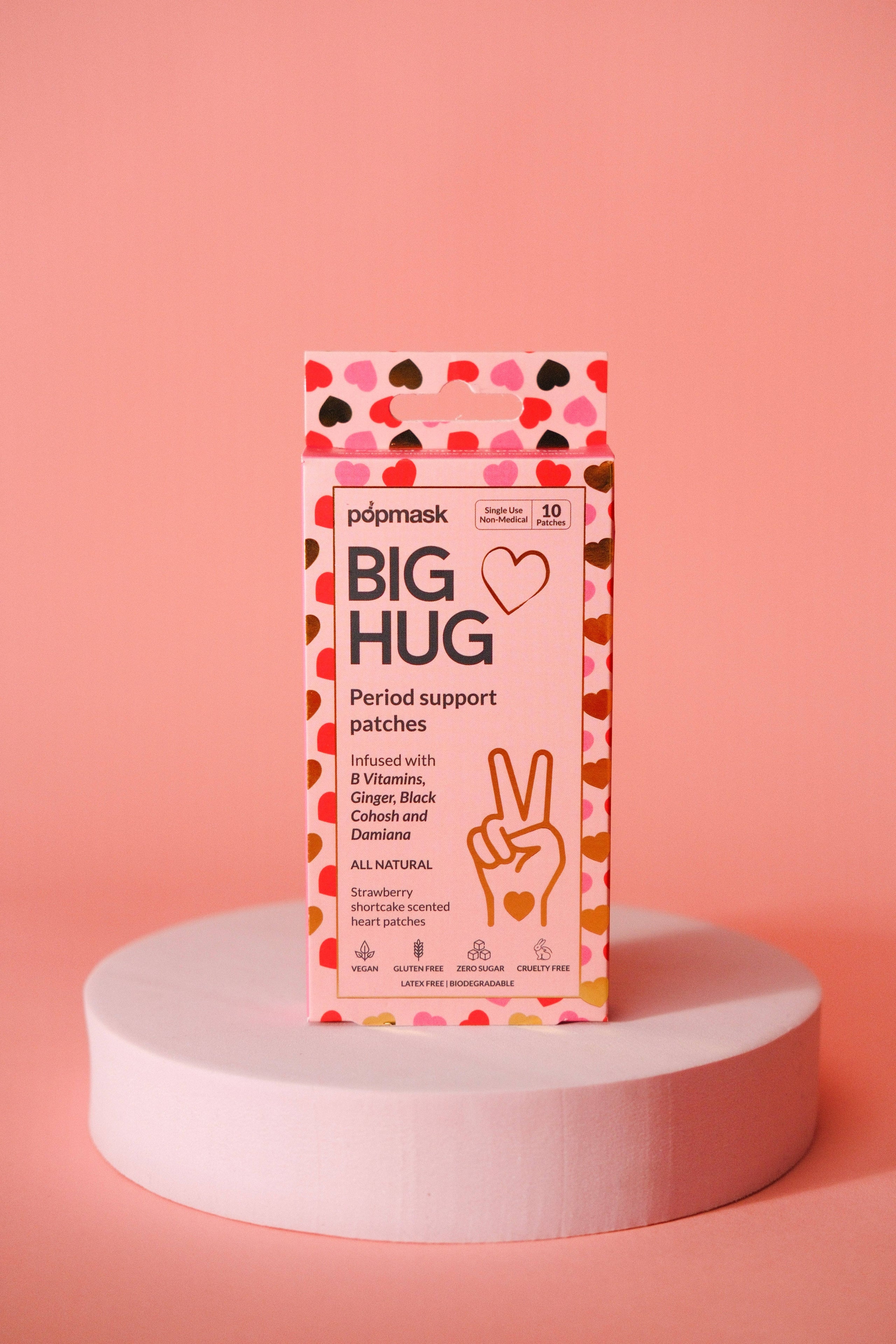 Popmask London - Big Hug Topical Vitamin Period Support Patches – 10 ...